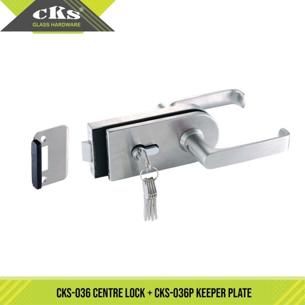 CKS Glass Hardware | Door Lock With Leverhandle