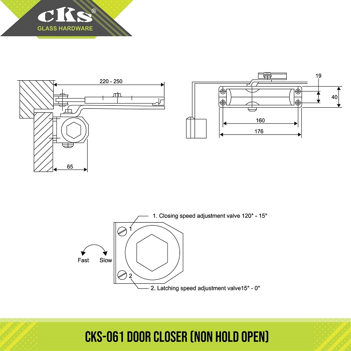 CKS Glass Hardware | Door Closer distributor in Malaysia & Thailand