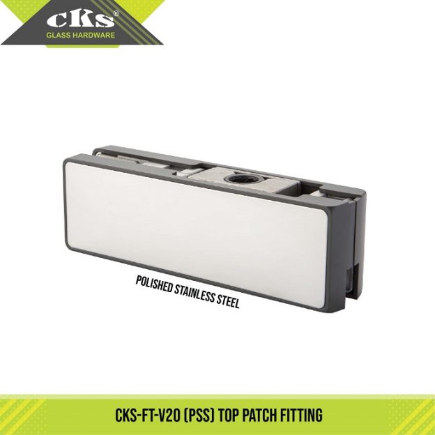 CKS Glass Hardware | V-SERIES FLOOR HINGE & PATCH FITTING